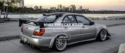 Use different varieties of wheel arches for our vehicle