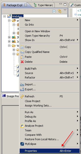 How to change Context-root of an application in MyEclipse | JAVAbyNATARAJ