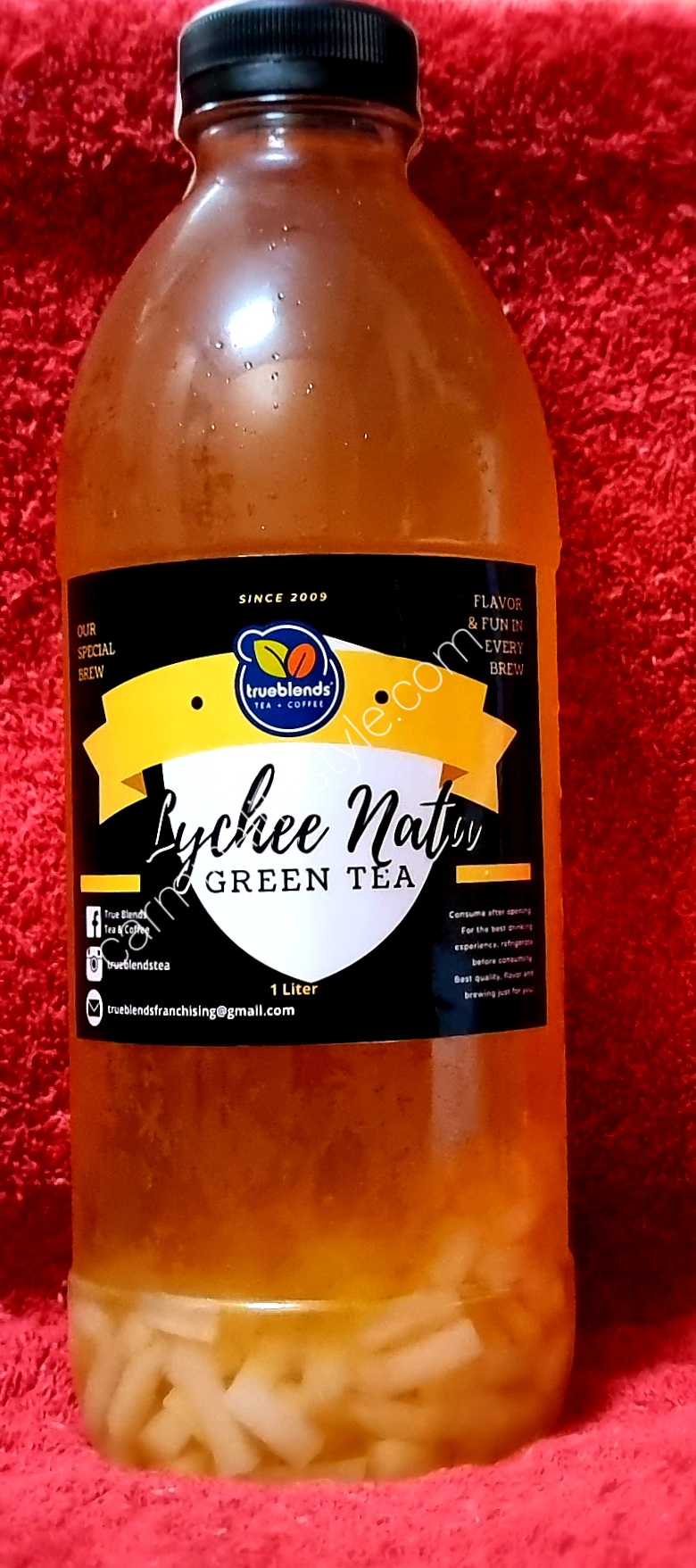 Lychee Nata Green Tea from True Blends