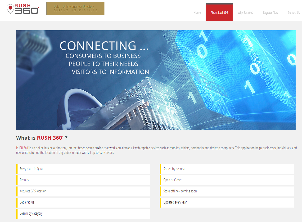 Rush360 Qatar: Rush to Rush360 Qatar!