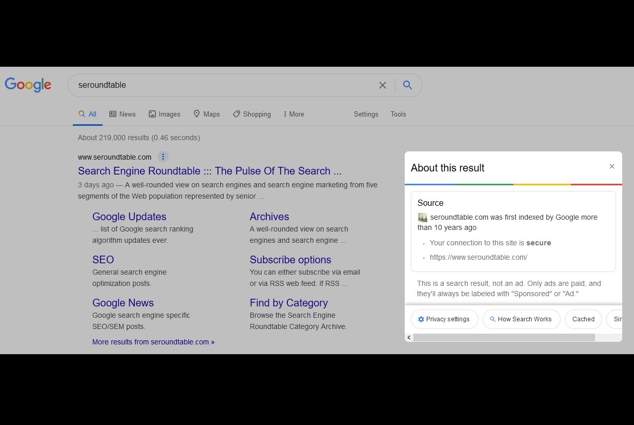 Google Search Tests 'About This Result' Overlay to Improve Transparency ...