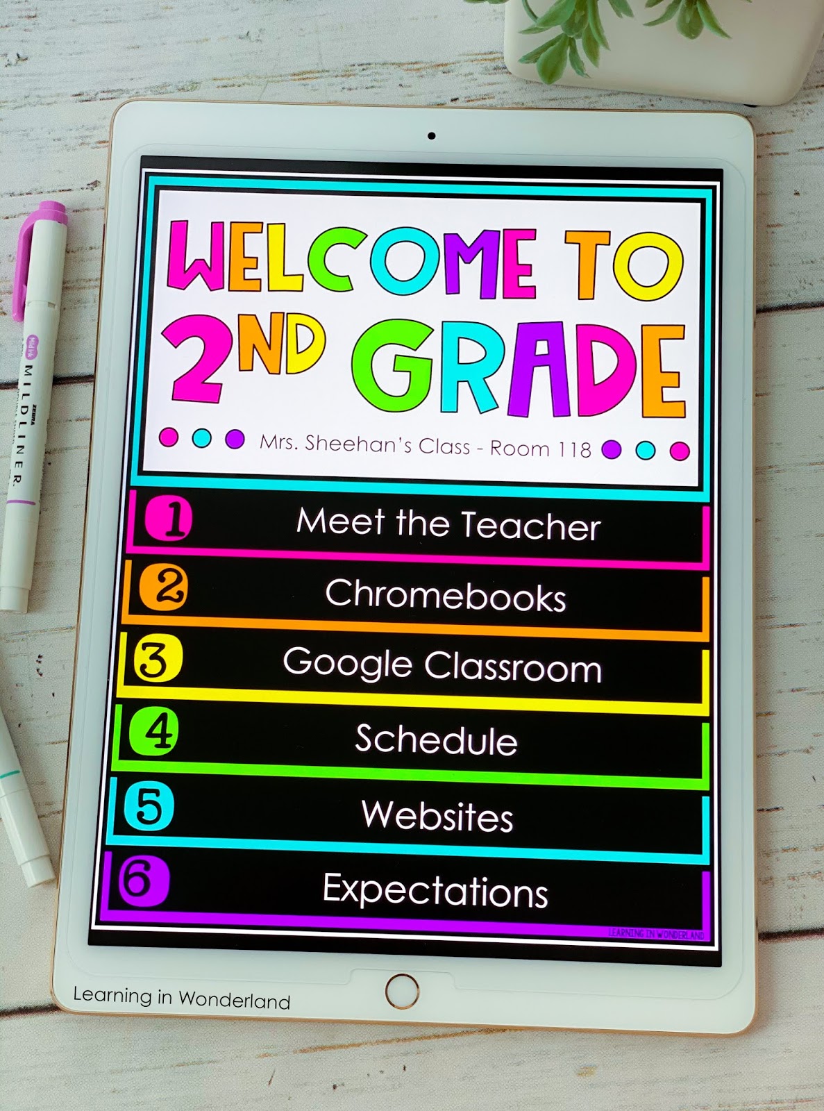 Back to School Digital Flipbook | Learning In Wonderland