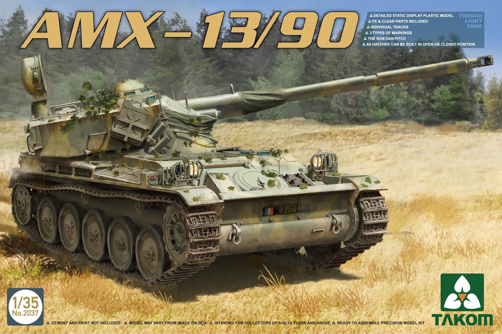 The Modelling News: Takom new AMX 13 series – 3 French tanks in 35th ...