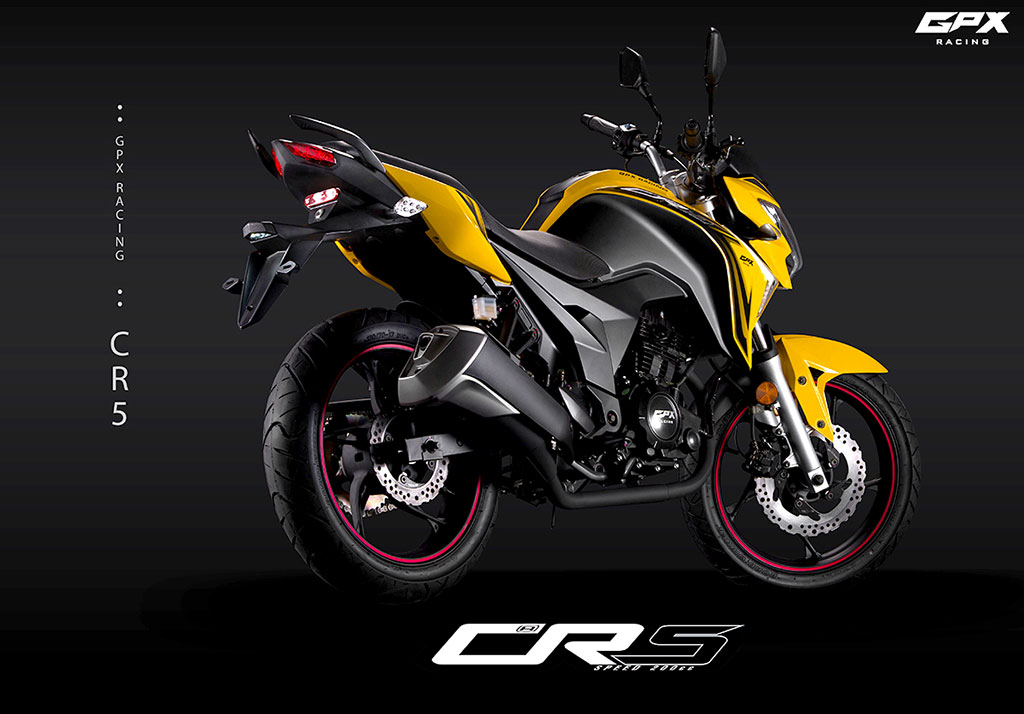 GPX CR5 รุ่น 200 cc ราคา ตารางผ่อน CR5 มาพร้อมกับไฟ Daylight - BIGBIKE