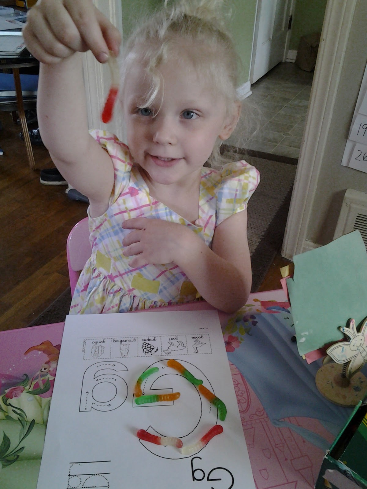 G is for Gummy Worms