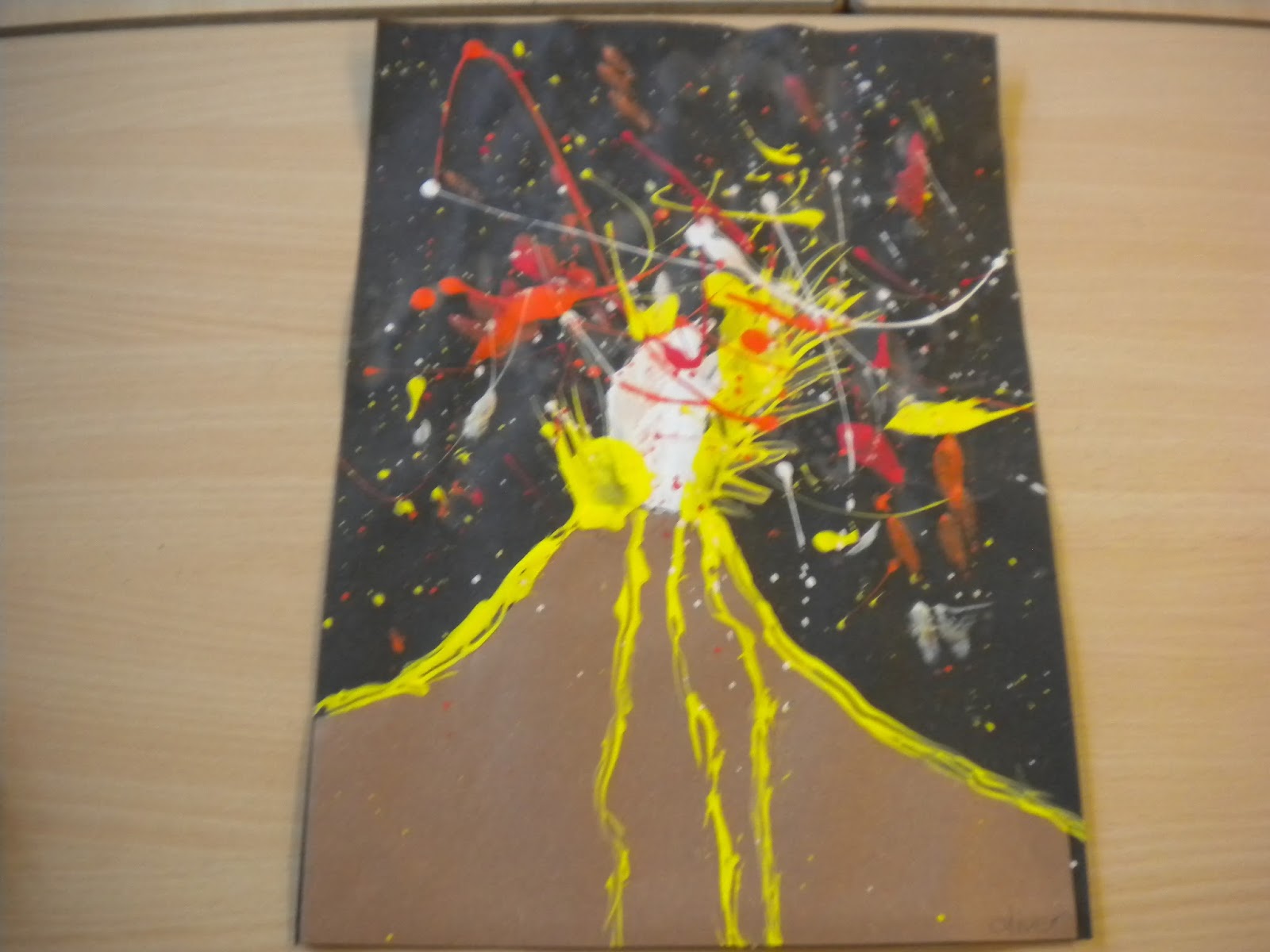 Windhill21: Volcano Art in Riley Class