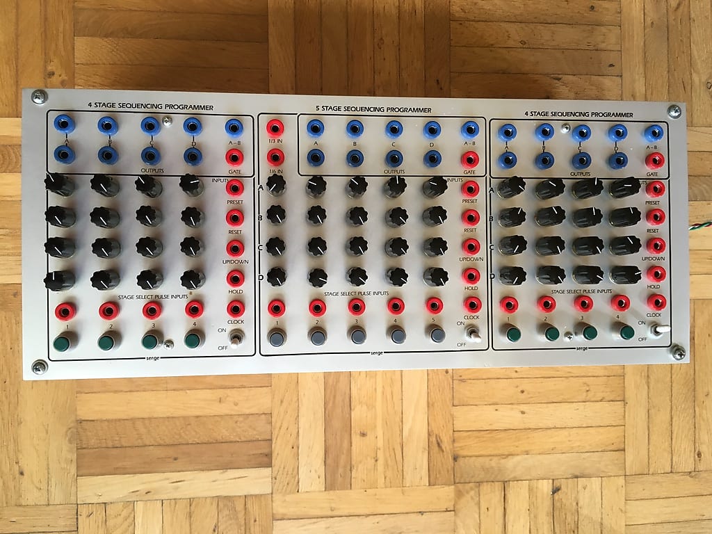 MATRIXSYNTH: Serge Custom Panel (3 Sequencing Programmer)