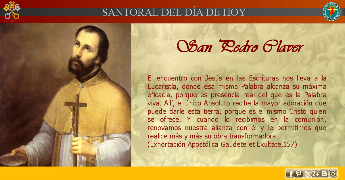 Misioneros de la Palabra Divina: SANTORAL - SAN PEDRO CLAVER