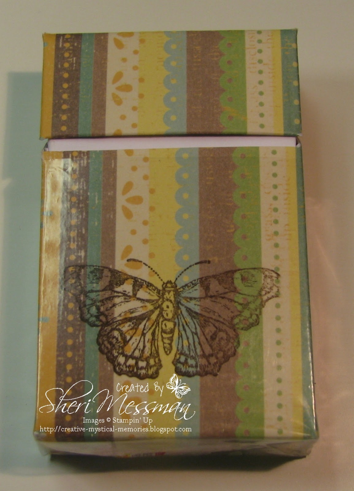 Creative Mystical Memories: Handmade Cigarette Box