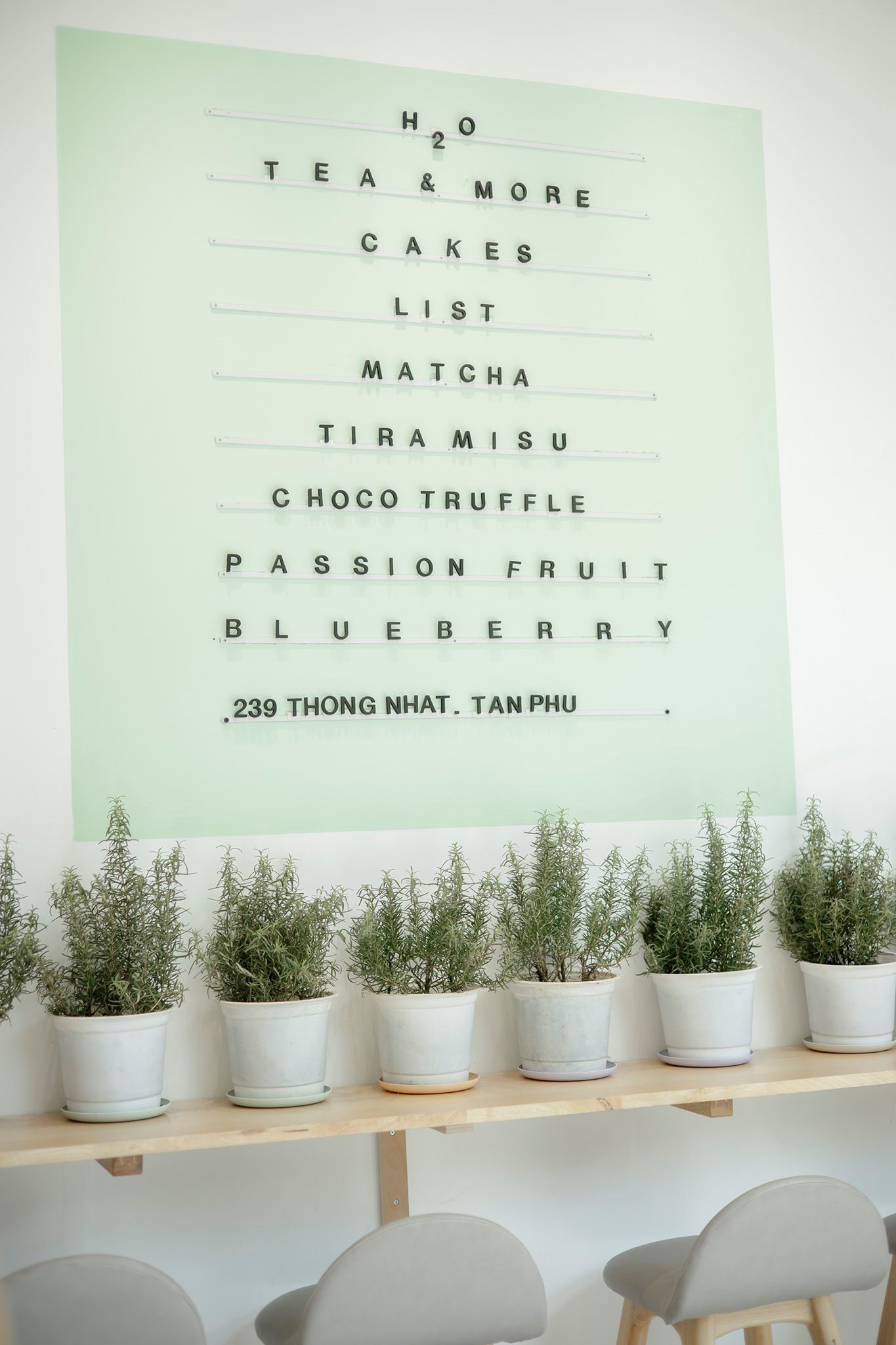 Tiệm trà H2O tea & more Tân Phú