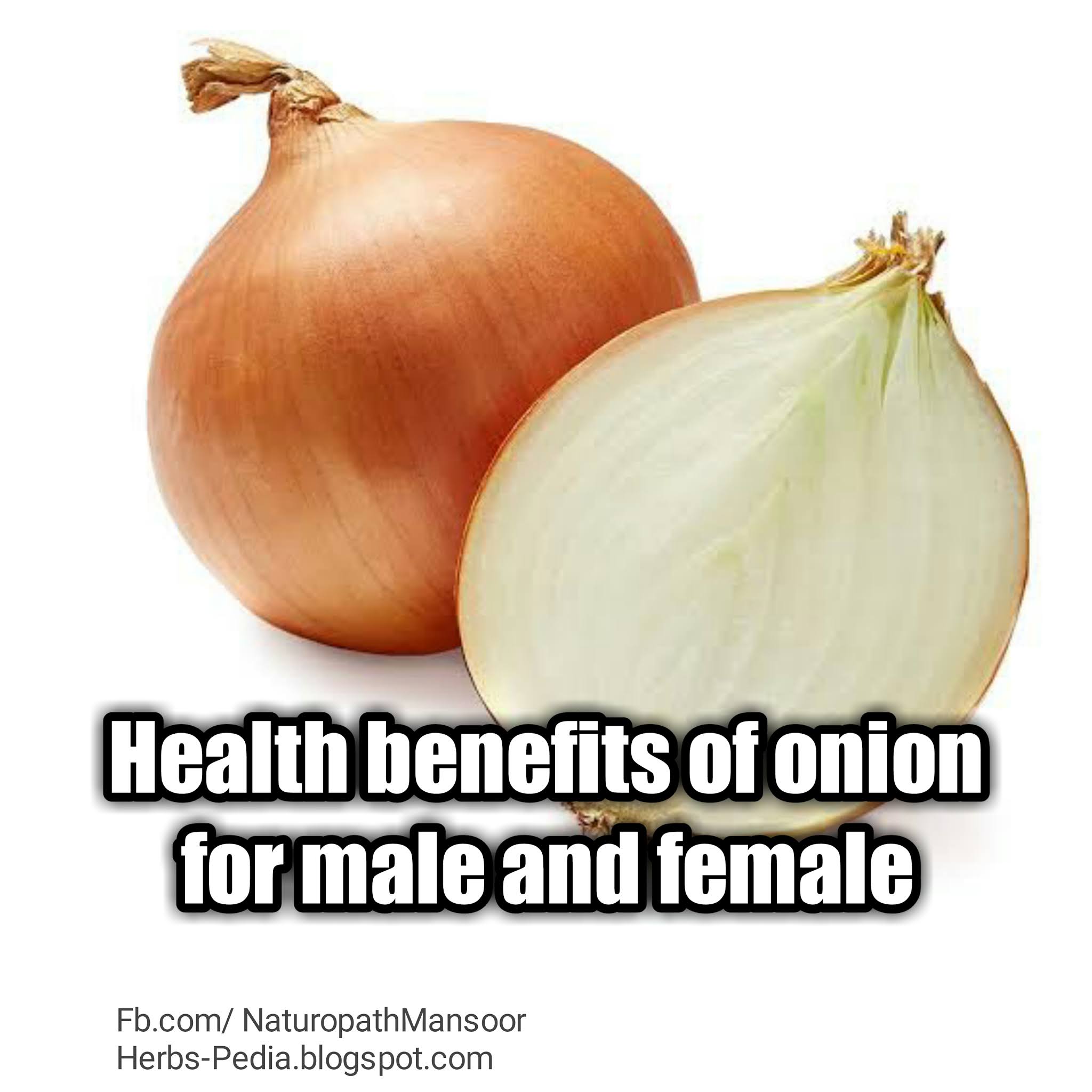 Health benefits of onion for male and female