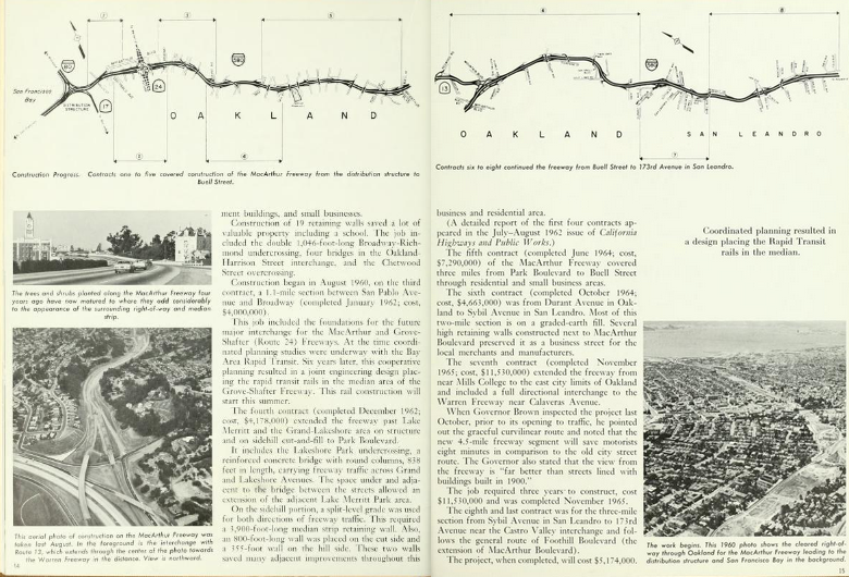 California State Route 13 and the Warren Freeway