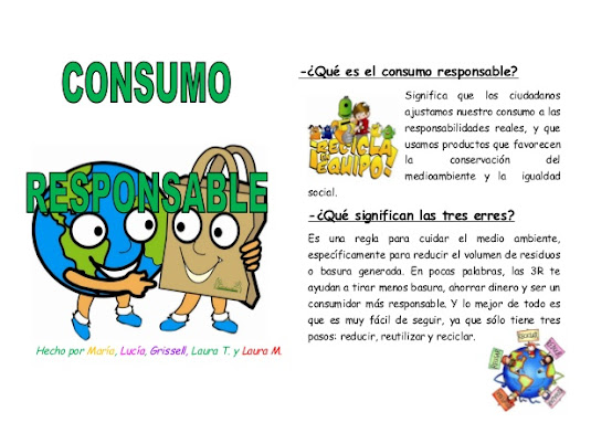 5º EDUCACIÓN PRIMARIA: Día del Consumo Responsable