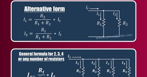 Current Divider Formula [Formulas Infographic Included] - Current Divider