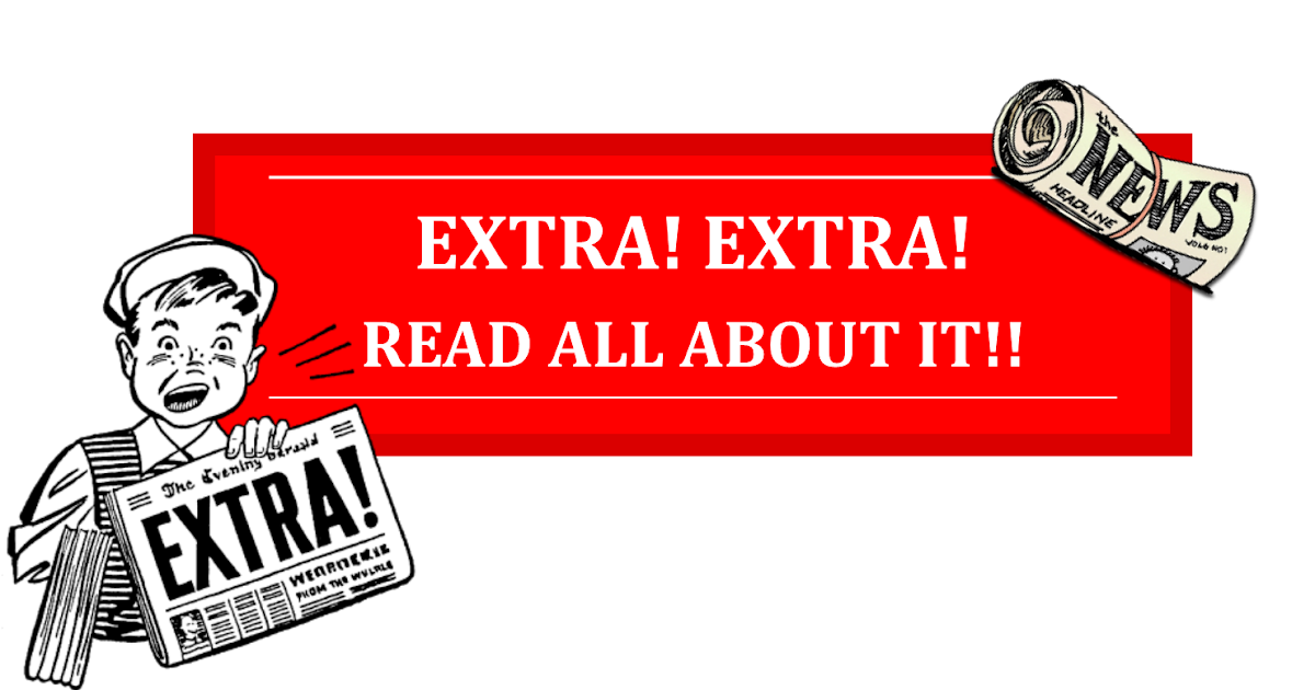 Katrina's Kreative Heart: Extra Extra! Read All About it!