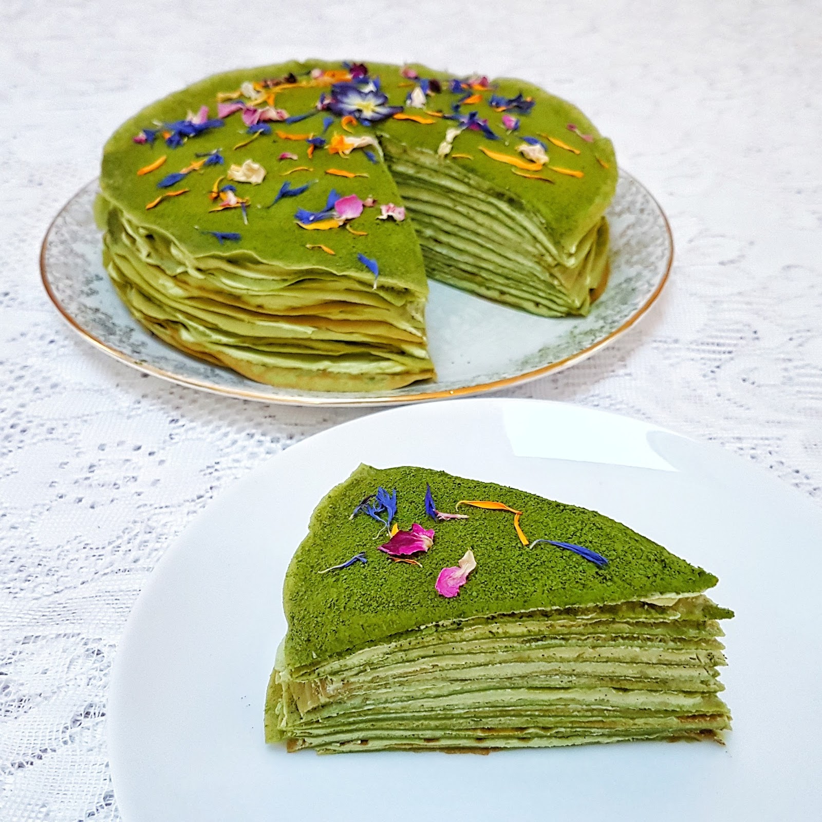 Matcha Mille Crepe Cake – Recipe