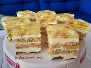 Delicja bananowa- Pyszne ciacho na każdą okazję - Swojskie jedzonko
