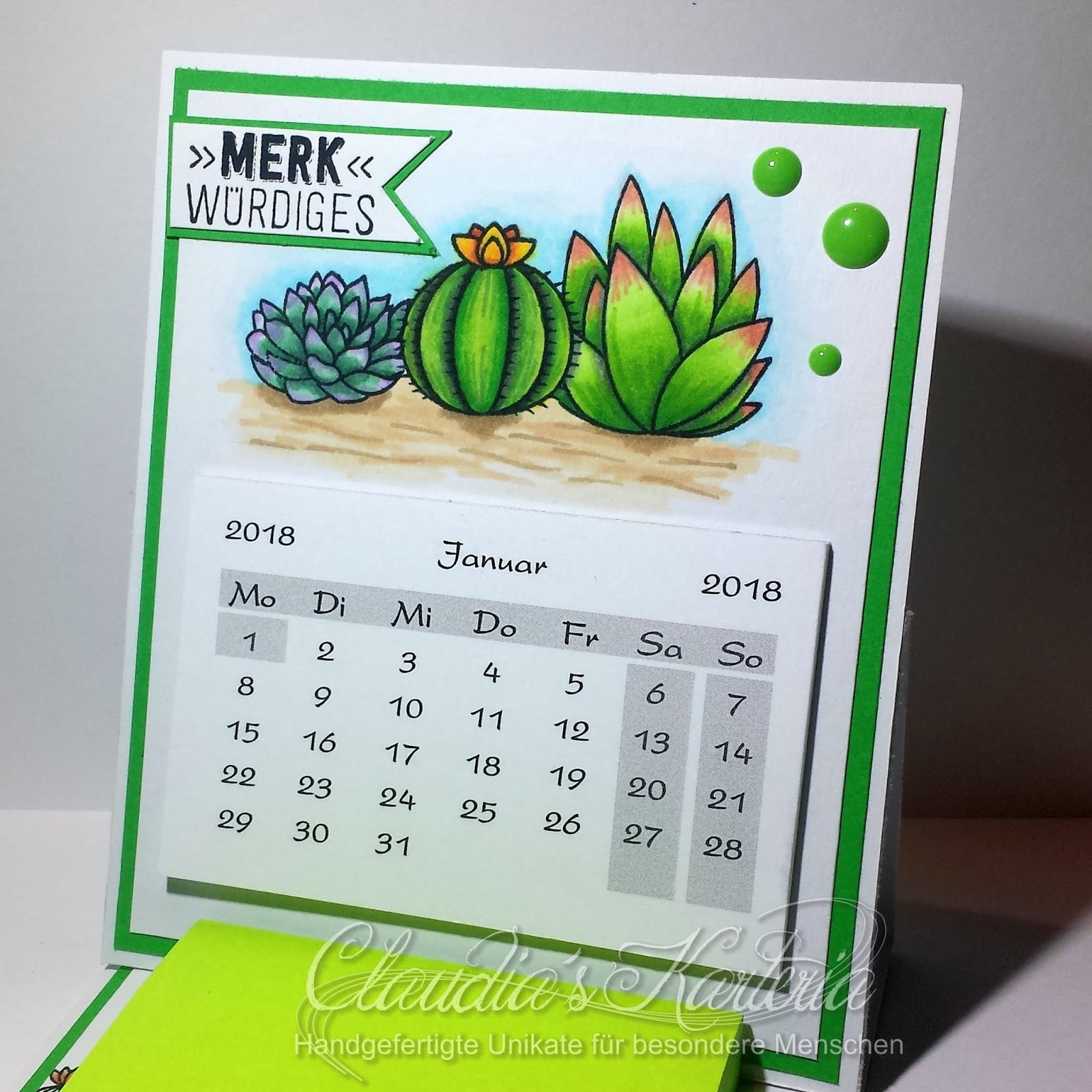 Claudia's Karteria: Kakteen-Kalender | Cacti Calendar