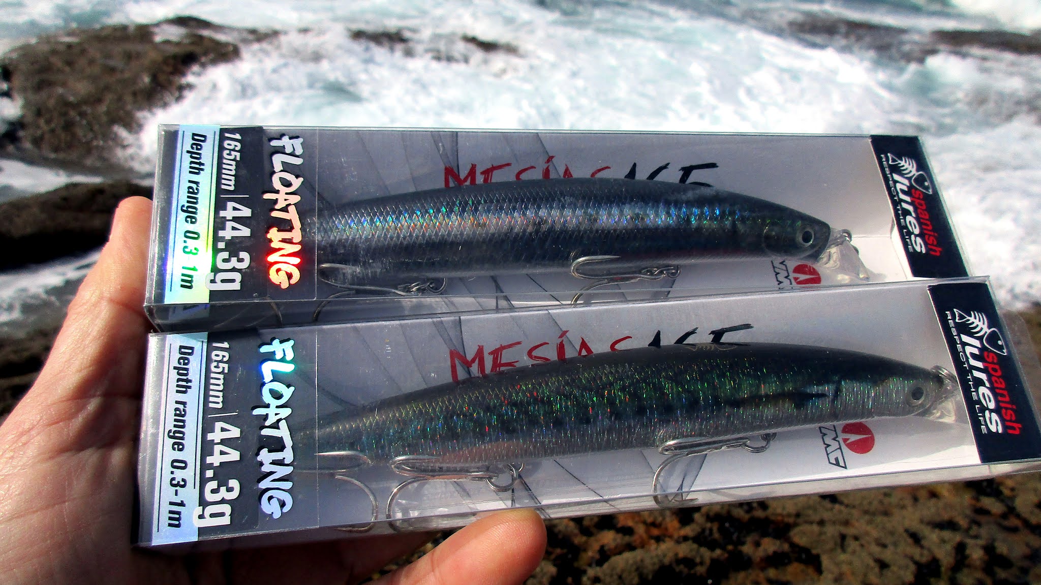 solorobalizas: Robalo capturado con Mesías 165F de 44,3 gr. color Rosicler