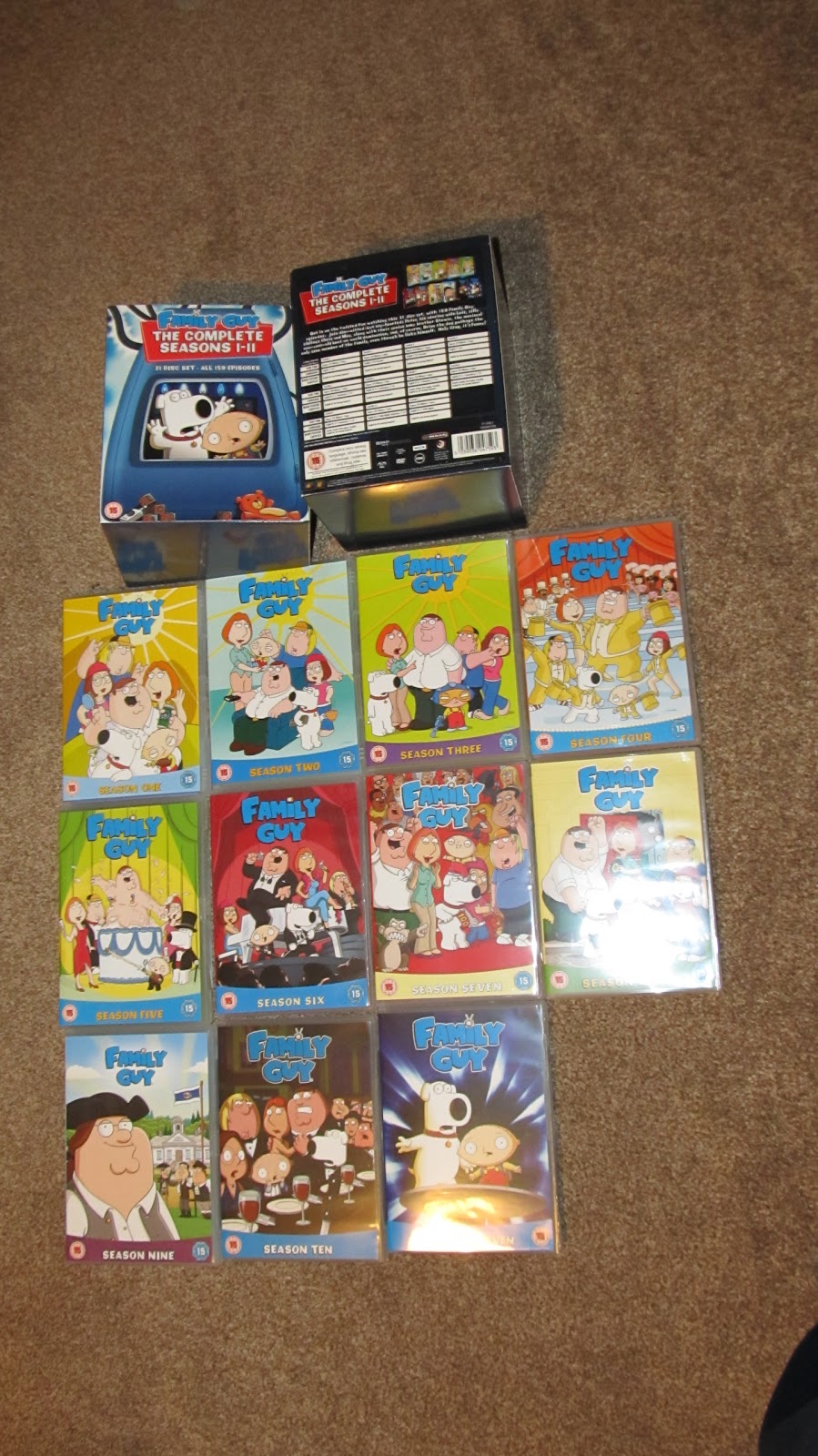 East Anglia UK: Family Guy Season 1 to 11 DVD Box Set