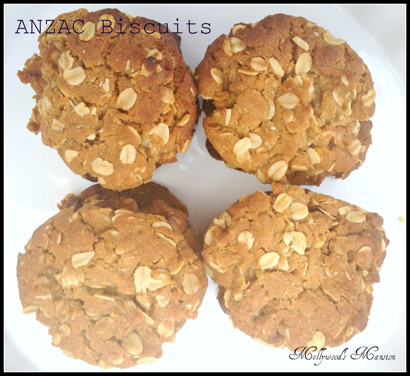 Heritage Series - ANZAC Biscuits - Mellywood's Mansion