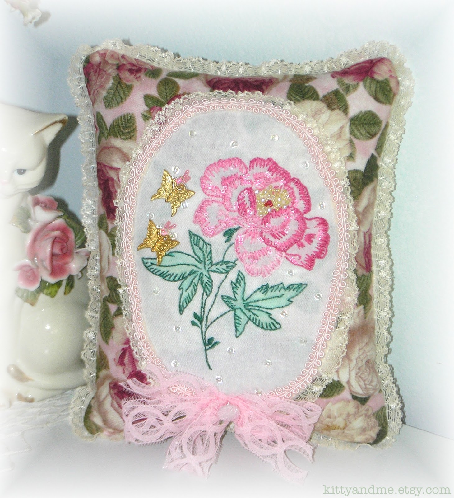 Kitty And Me Designs: Shabby Cottage Roses