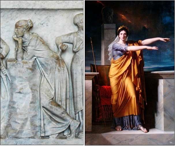 DIARIO DE A BORDO: Las Musas en el Arte y el tiempo • Sarcófago del Louvre