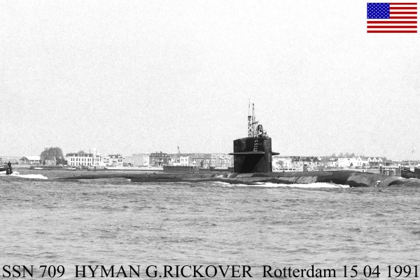 G.GYSSELS SHIPCOLLECTION: USS HYMAN G. RICKOVER SSN 709