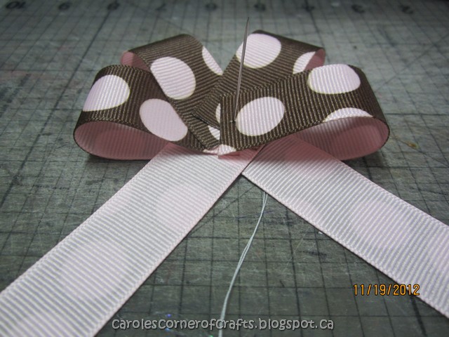 Carole's Corner of Crafts: Craft - Flower Loop Hair Bow