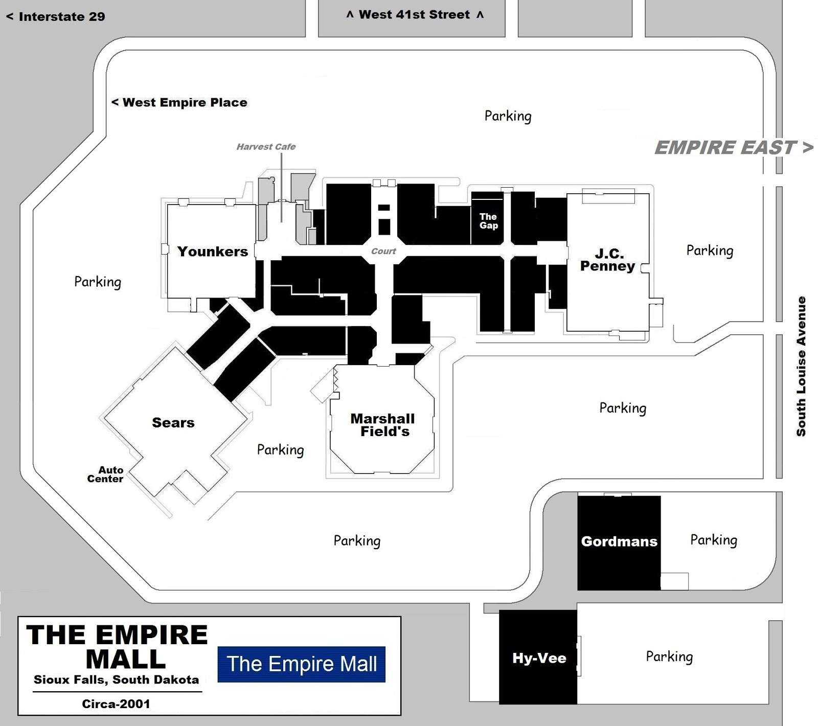 Empire Mall Old Layout