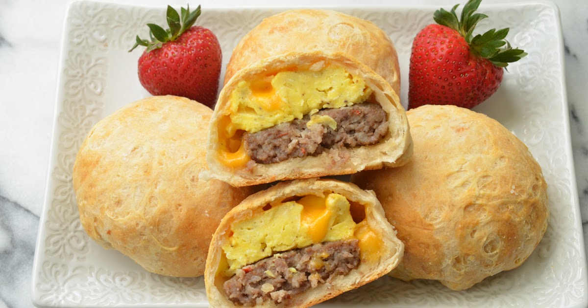 Recipes: STUFFED BREAKFAST BISCUITS WITH SAUSAGE AND EGG