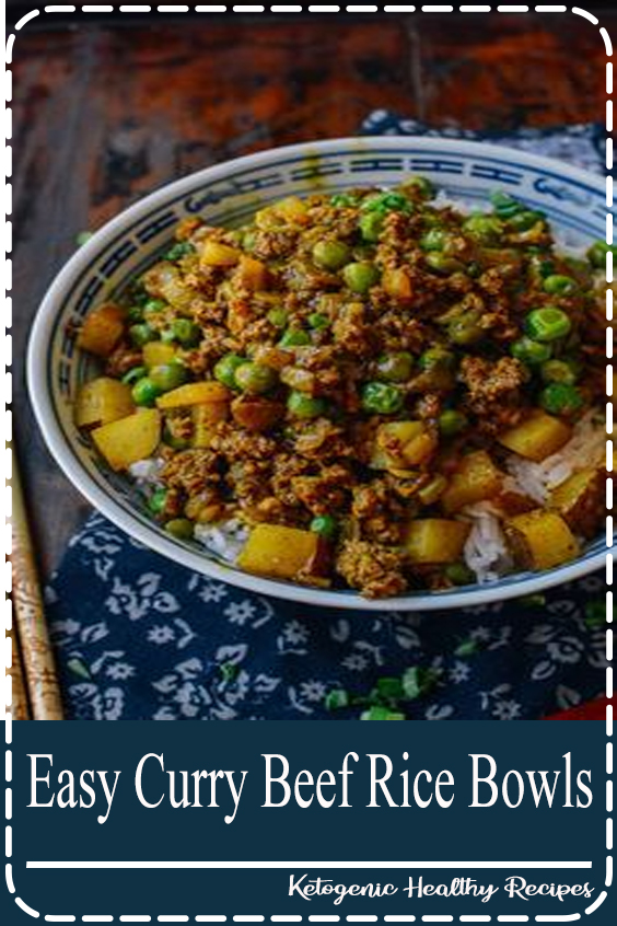 Easy Curry Beef Rice Bowls - Keto Dinner Recipes Shrimp Scampi