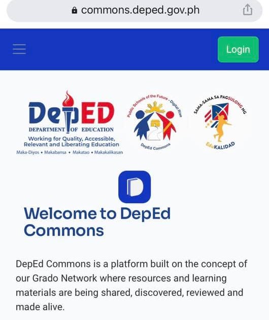 DepEd Commons: Teachers can now Download Lessons in PowerPoint ...