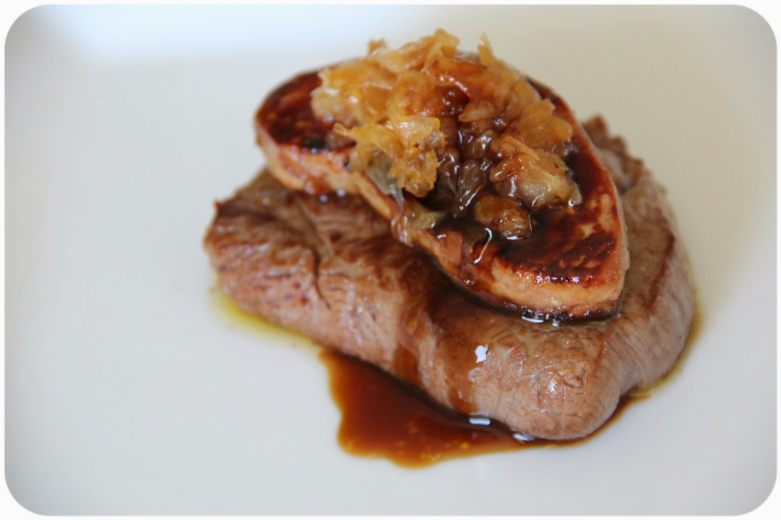 Y una pizca de sal: Solomillo de ternera con foie