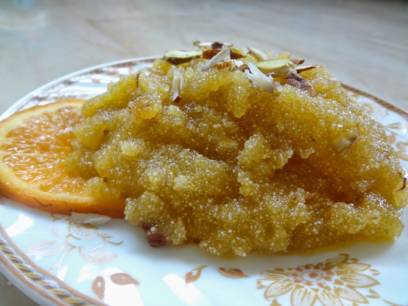 Reyansh kitchen: Orange halwa