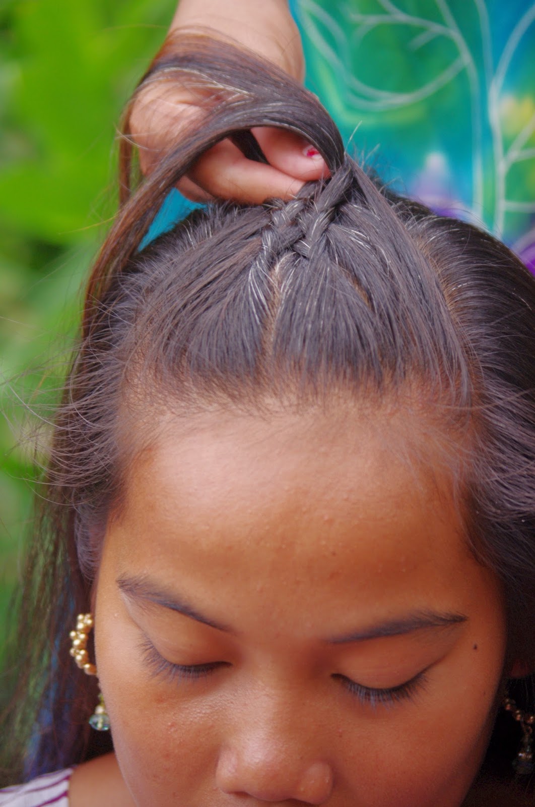 Braids & Hairstyles for Super Long Hair: Micronesian Girl~ Step-by-Step ...