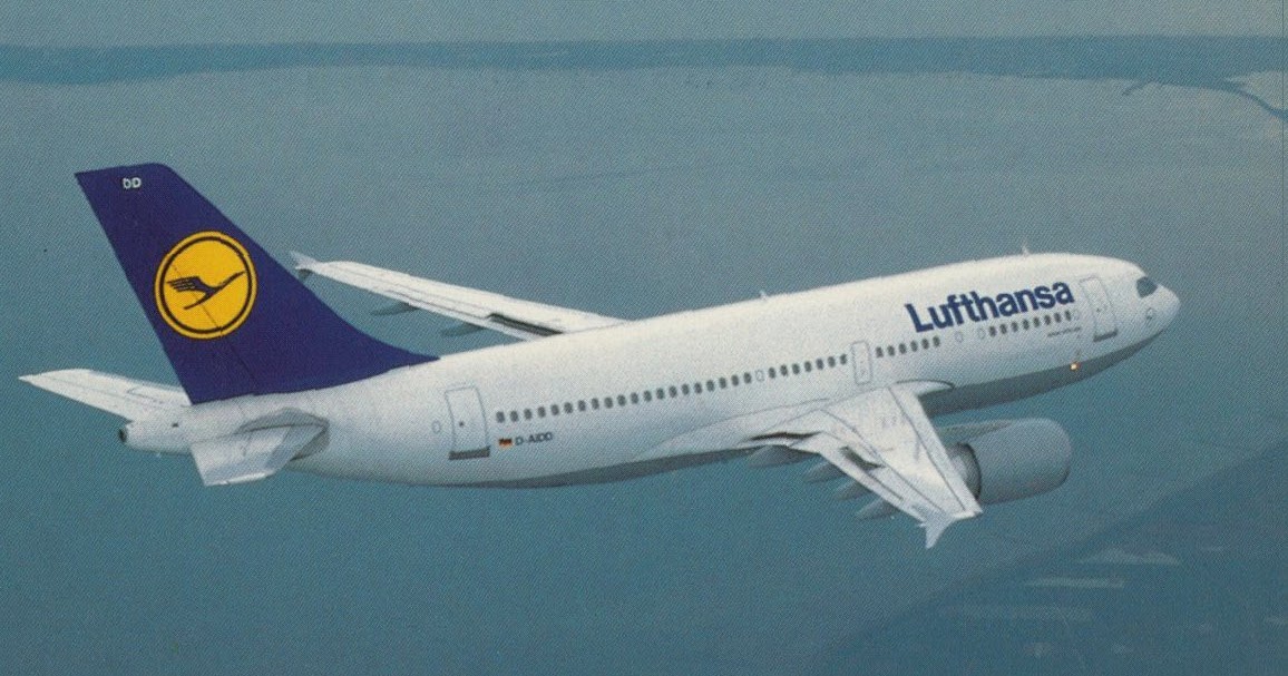 Samoloty na pocztówkach: Lufthansa - Airbus A310-300
