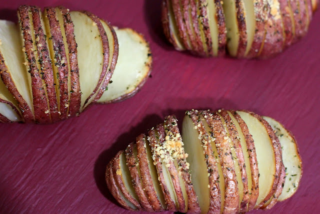 Confections from the Cody Kitchen: Fanned and Roasted Red Potatoes