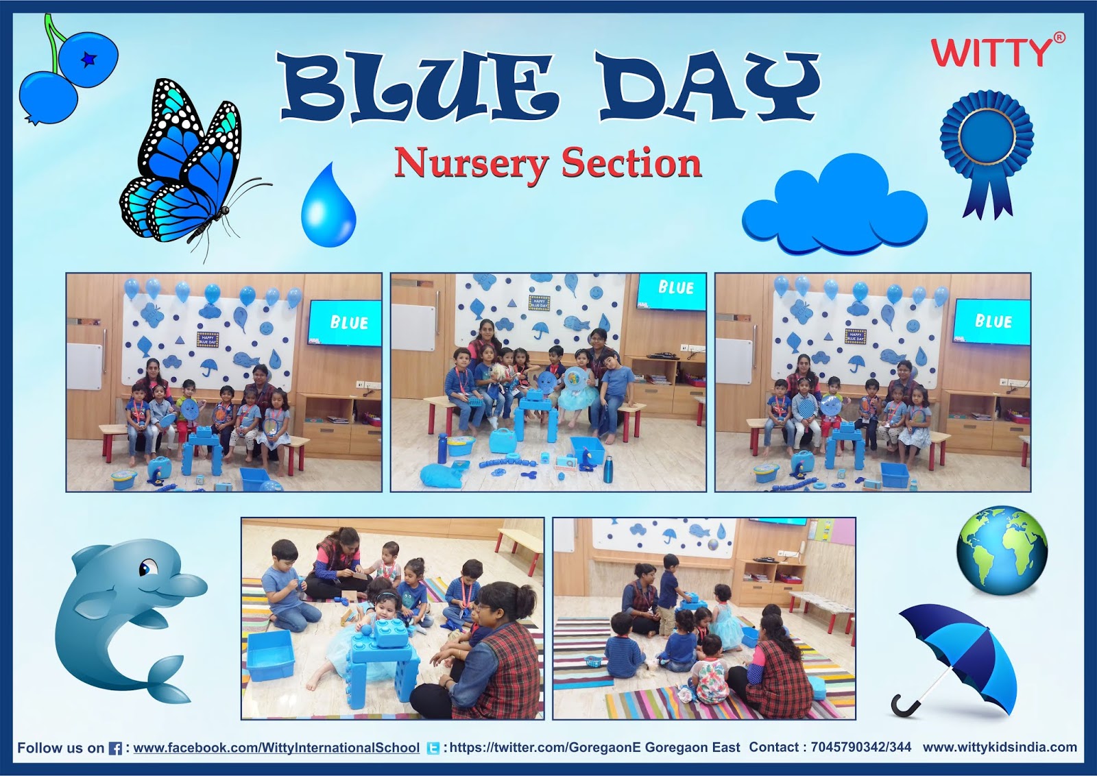 On the top of the World...: Blue Day Celebration by Nursery Section ...