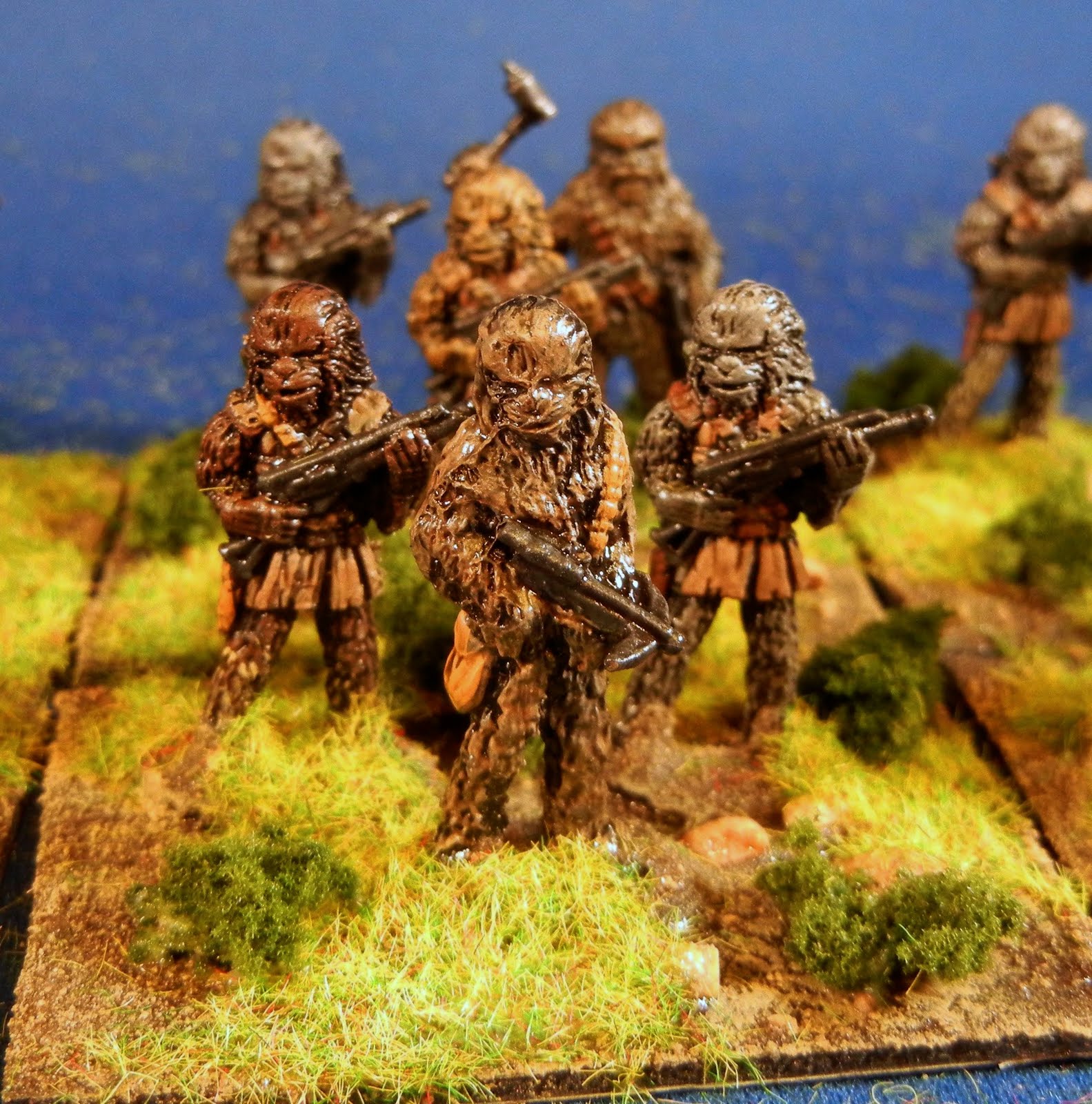 Bob's Miniature Wargaming Blog: How much wood would a wookie chuck...