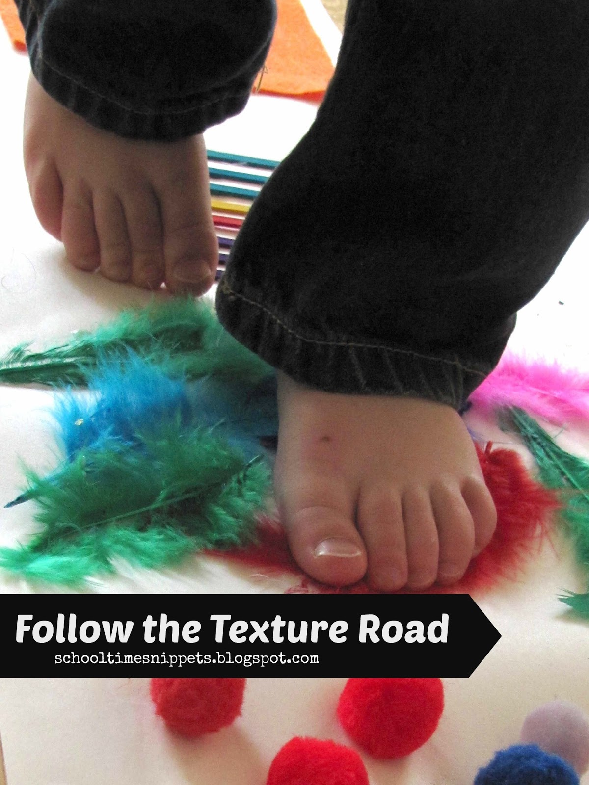 Add Sensory Play Into Your Day: Texture Road Experience | School Time ...