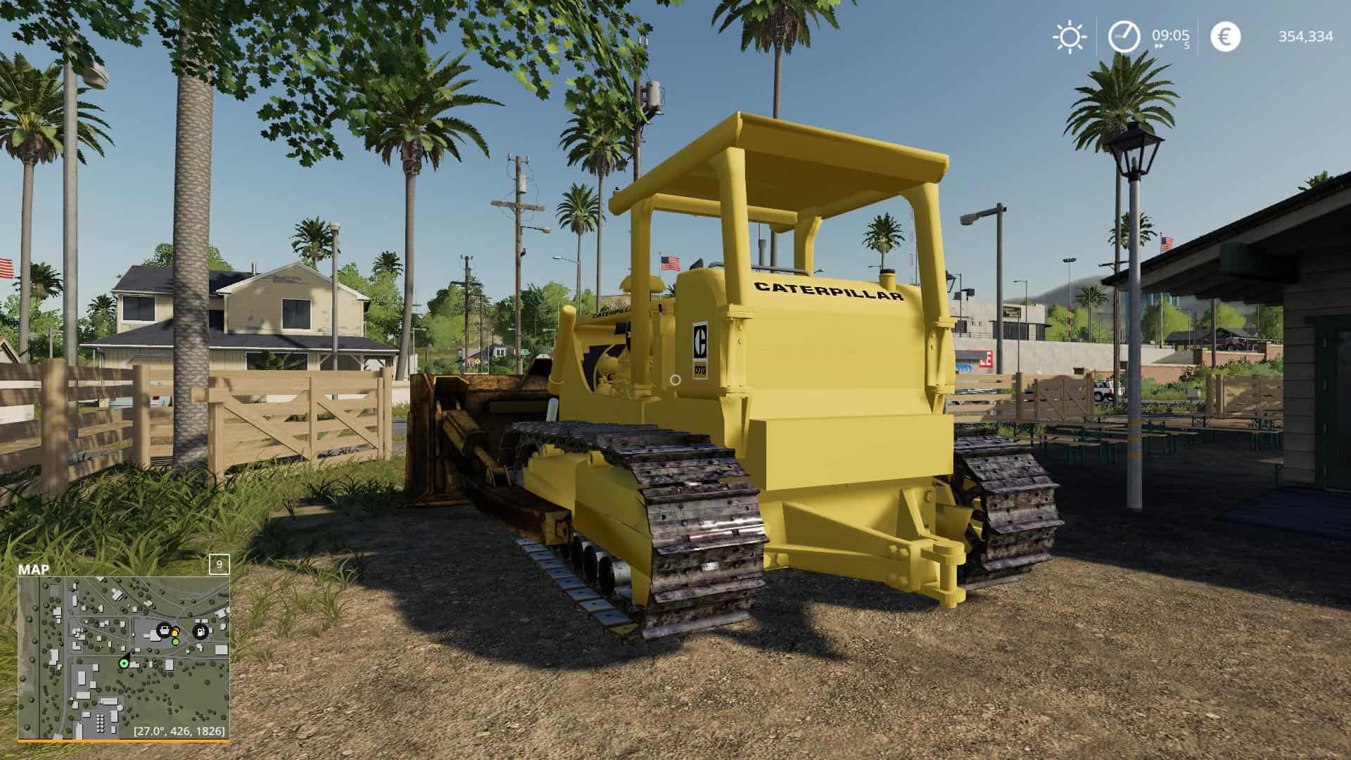 FS19 CAT D7 v1.0 - FS 19 & 22 USA Mods Collection
