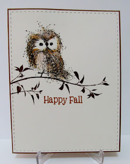 Savvy Handmade Cards: Casual Fall Owl Card
