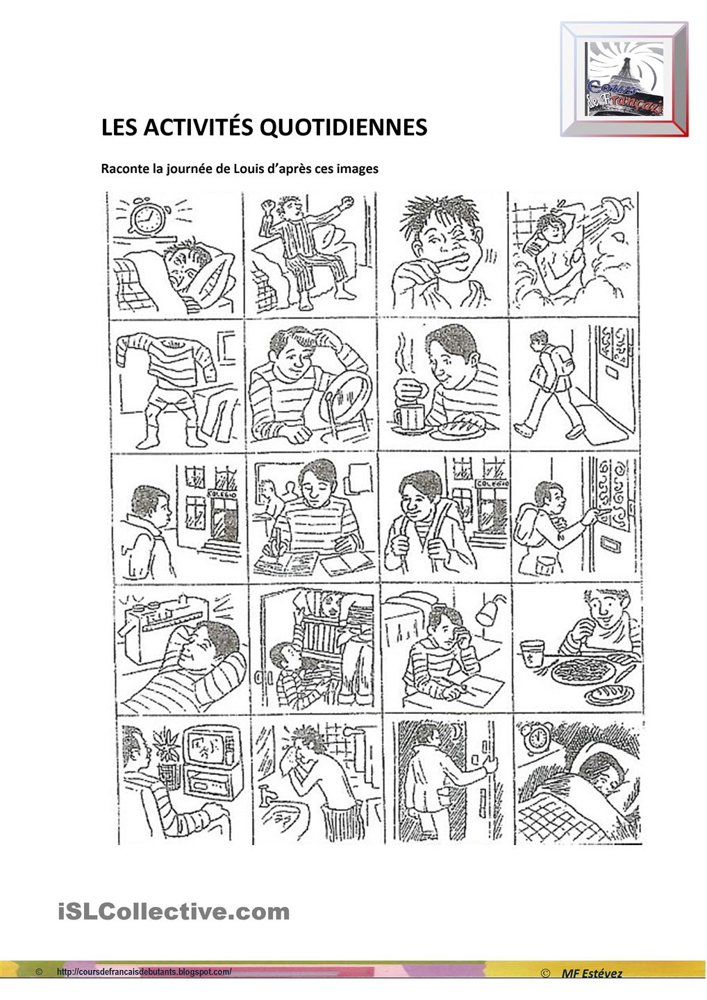 delfiaki czternastki: La routine quotidienne