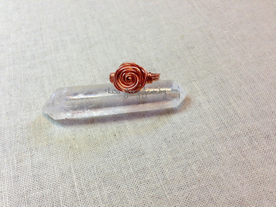 Lisa Yang Jewelry : Free Tutorial: Spiral or Rose Wire Wrapped Ring