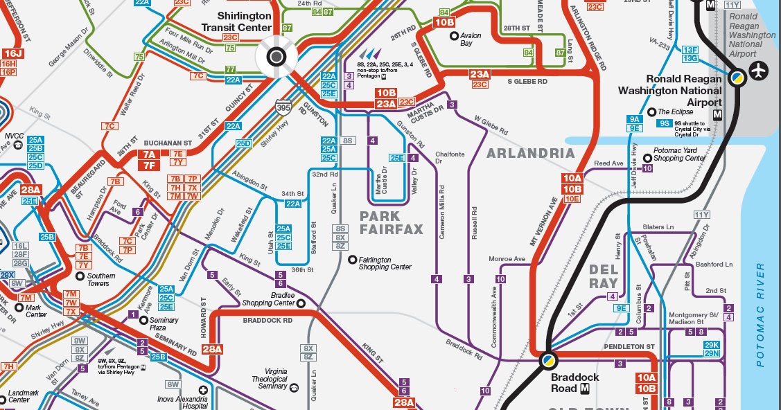 The Arlandrian: New Bus Maps Show Connections