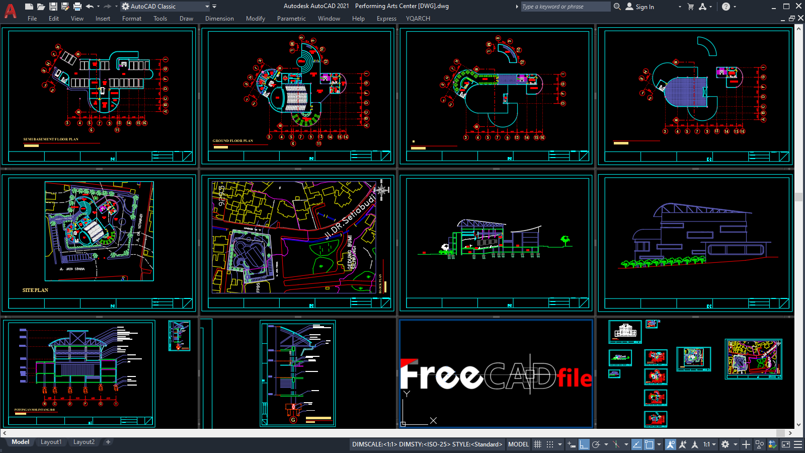 Performing Arts Center [DWG]