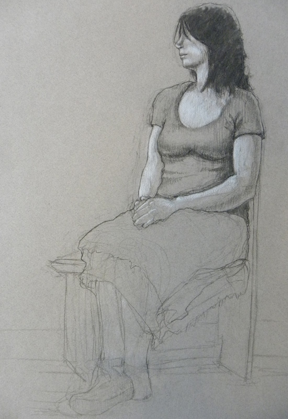 Brian's Graphic Design Blog: Life drawing