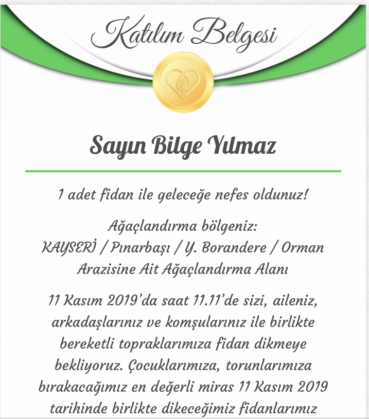 KİTAPSEVERLER 2: Fidan Sahiplenme Etkinliği (Geleceğe bir nefes kampanyası)