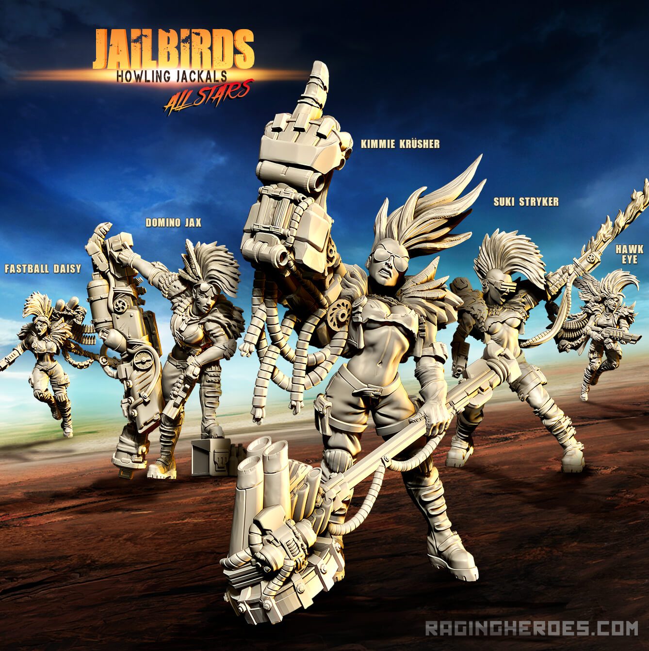 Tabletop Fix: Raging Heroes - Howling Jackals Release